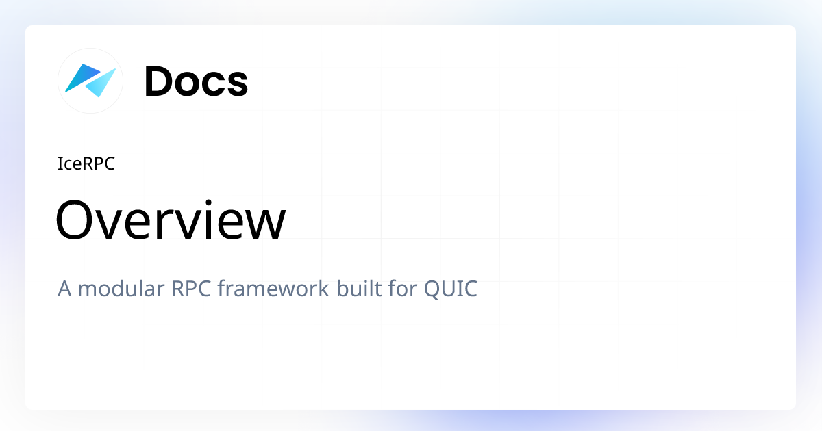 IceRPC | IceRPC Docs