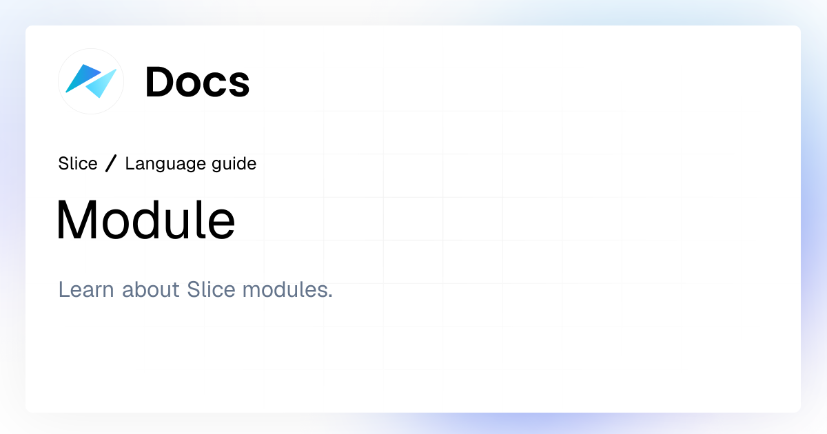 Module | IceRPC Docs