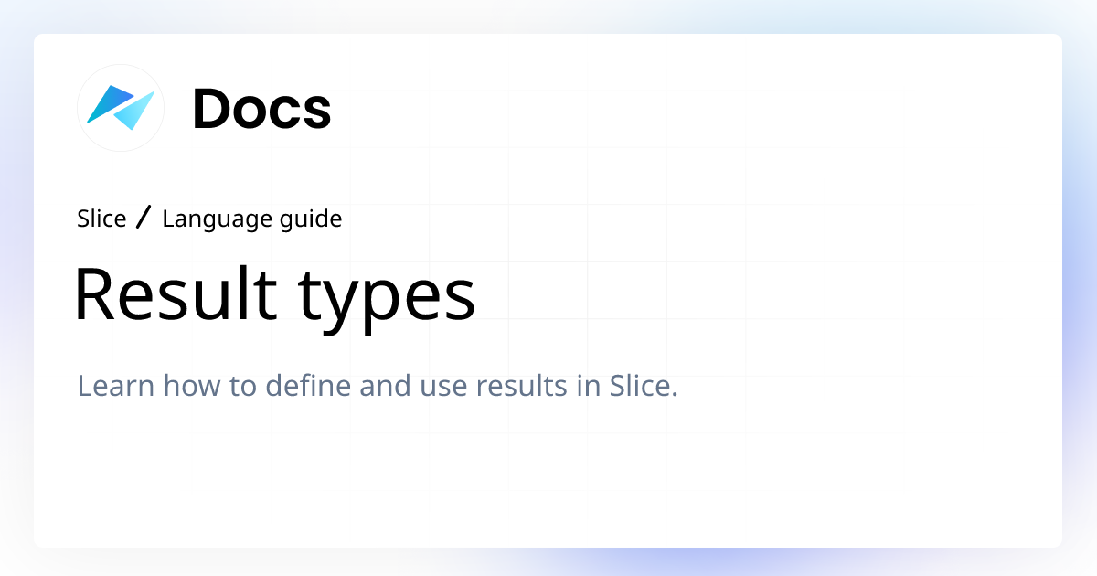 Result types | IceRPC Docs