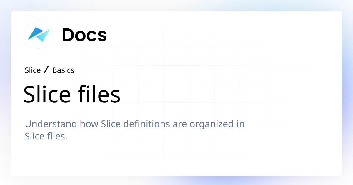 Slice files | IceRPC Docs