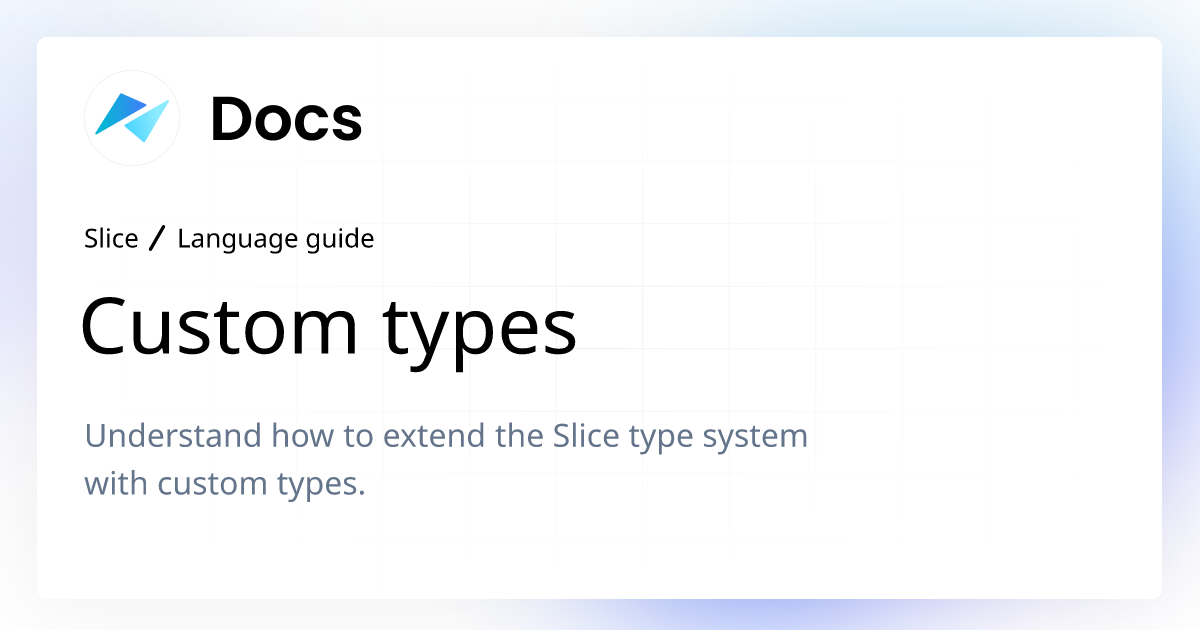 Custom types | IceRPC Docs